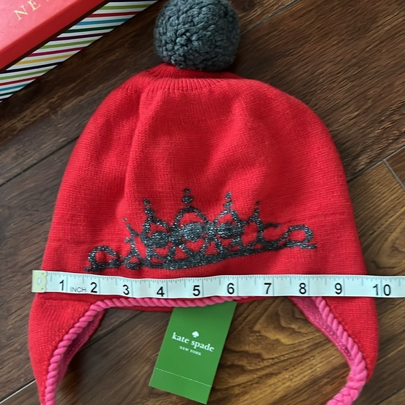kate spade | Accessories | New Kate Spade Big Apple Tiara Ski Hat Red ...